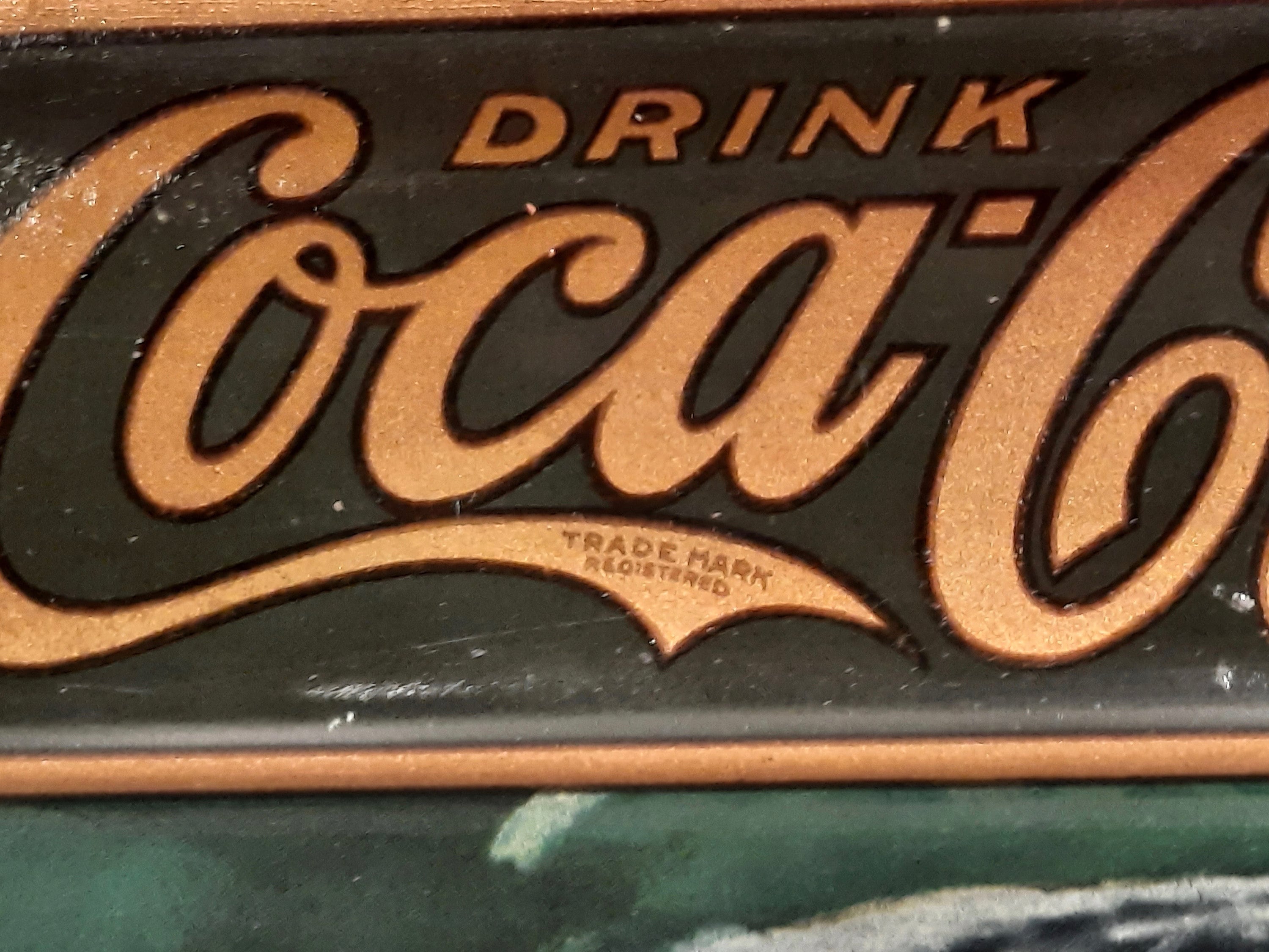 Antique 1921 Original Coca-cola 'autumn Girl' Tray - Etsy