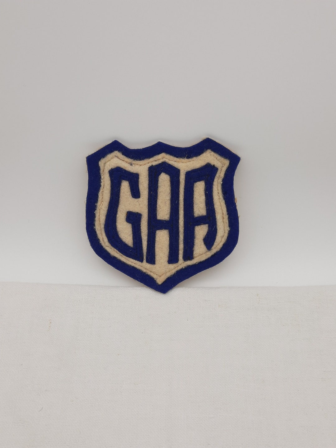 Vintage Wool Blue and White GAA Letterman Patch, Circa 1960s - Etsy