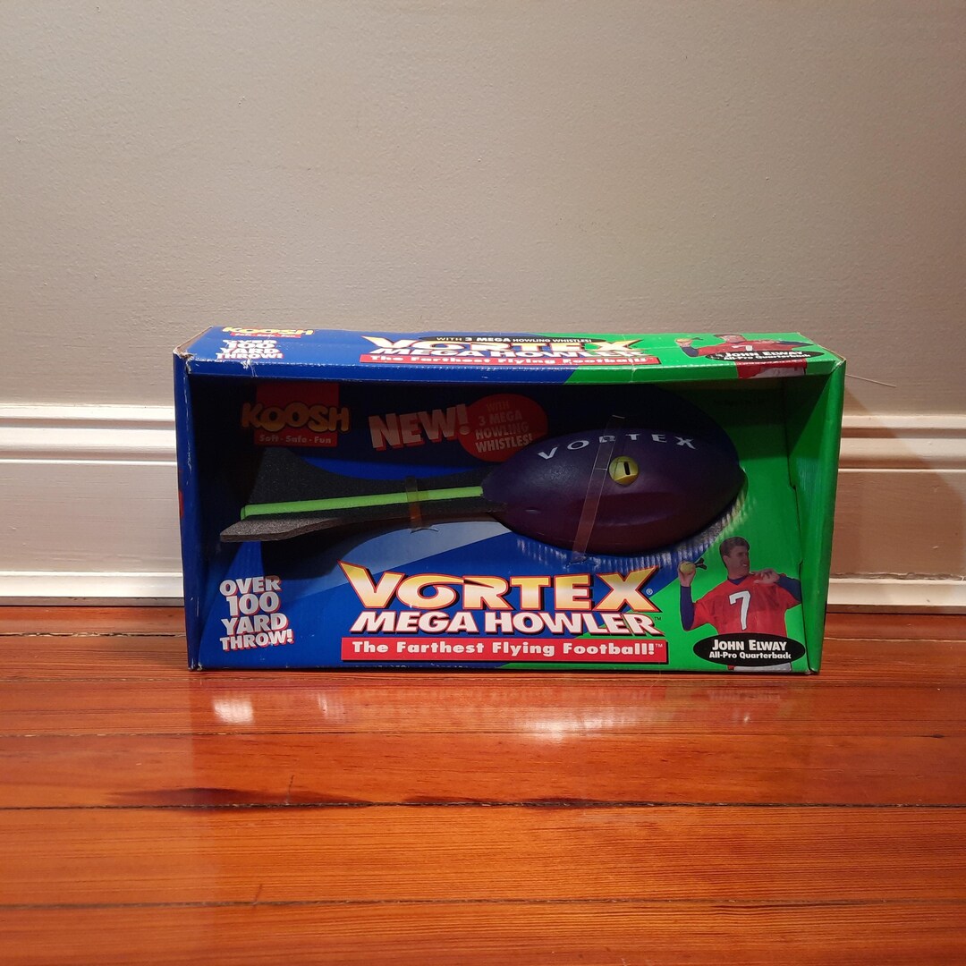 Vintage Oddzon Productions Koosh Vortex Mega Howler Football in Box ...