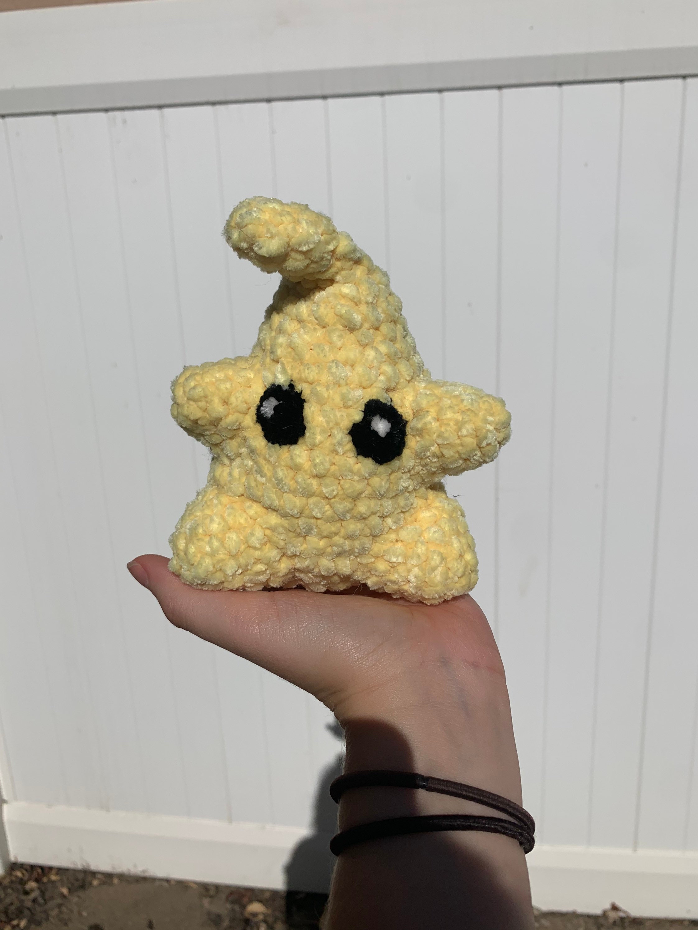 Yellow Star Plush, Crochet Yellow Star, Small Chubby Yellow Star ...