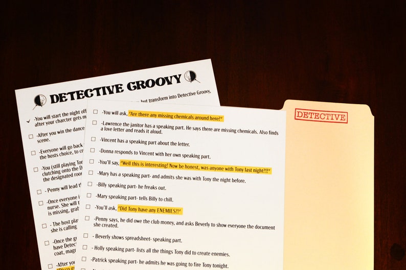 Death by Disco Murder Mystery Full Party Kit (20-27 Guests) - Etsy