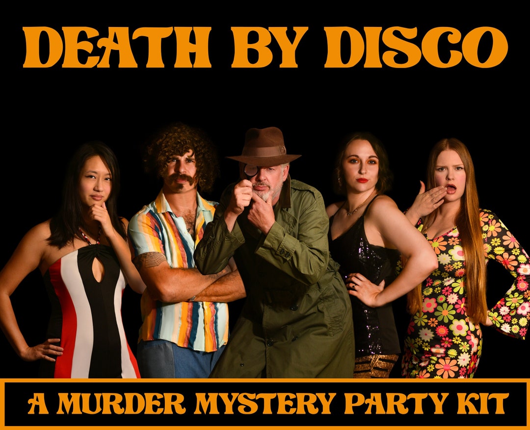 Death by Disco Murder Mystery DIGITAL DOWNLOAD Party Kit (20-27 Guests ...