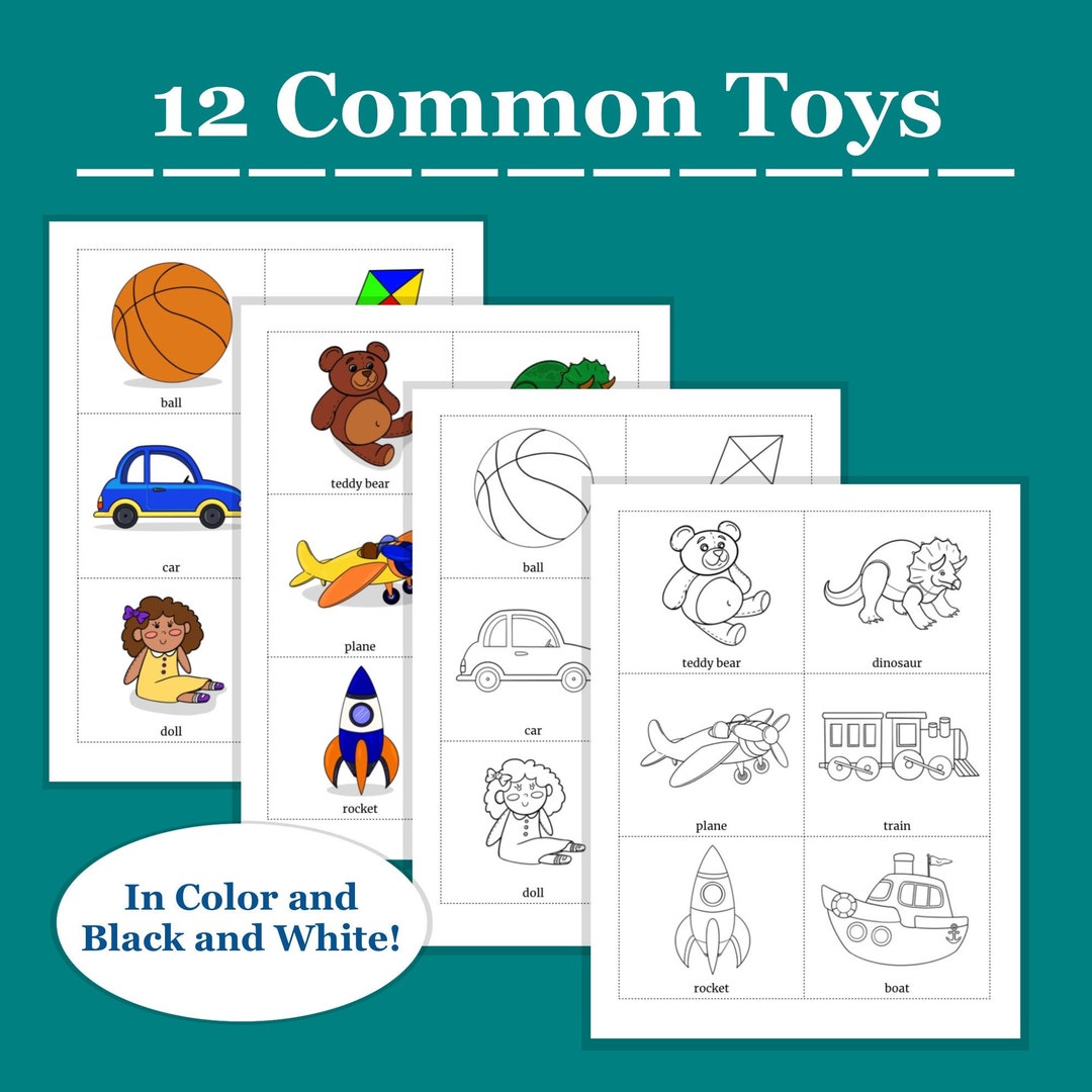 My Toys Printable Teaching Resource Instant Digital Download TEFL ESL ...