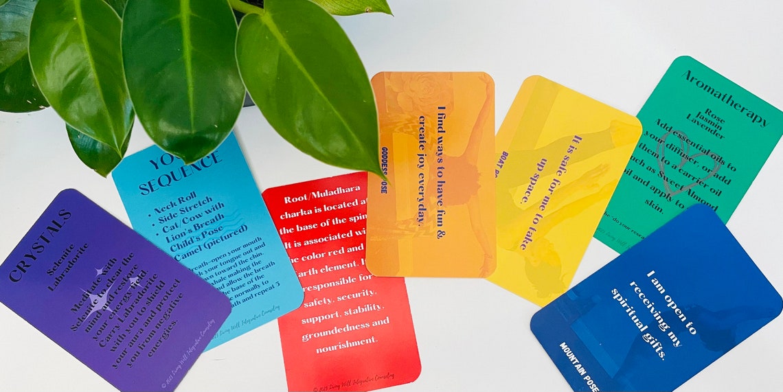 Black Girl Chakra Affirmation Cards: Yoga, Crystals, Aromatherapy - Etsy