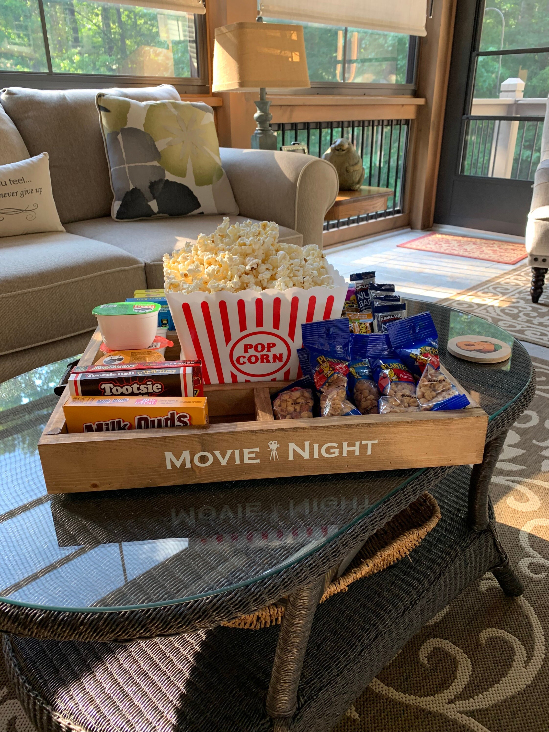 Movie Night Tray, Game Night, Party Size Tray, Snack Tray, Family Fun ...