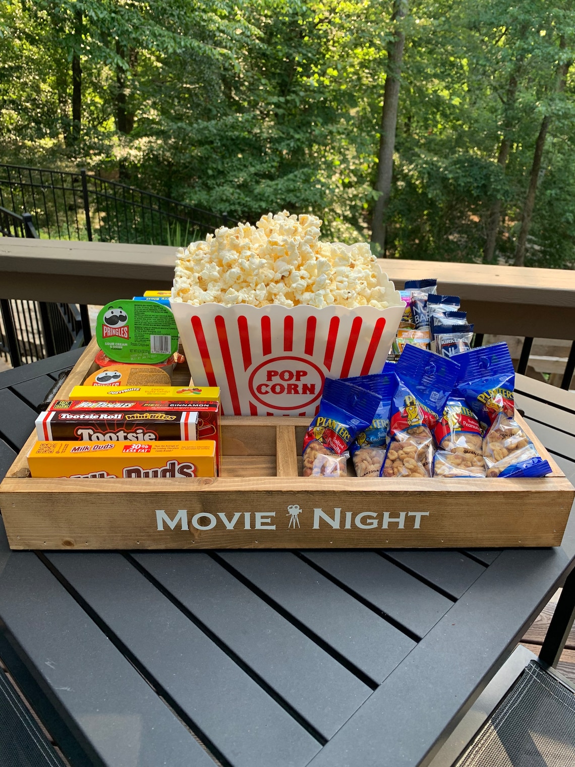 Movie Night Tray Game Night Party Size Tray Snack Tray - Etsy