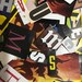 125 Paper Ransom Note Letter Cutouts Crafting Collage Scrapbooks Junk ...