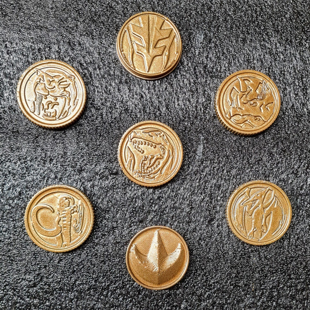 Mighty Morphin Power Ranger Coins - Etsy Australia