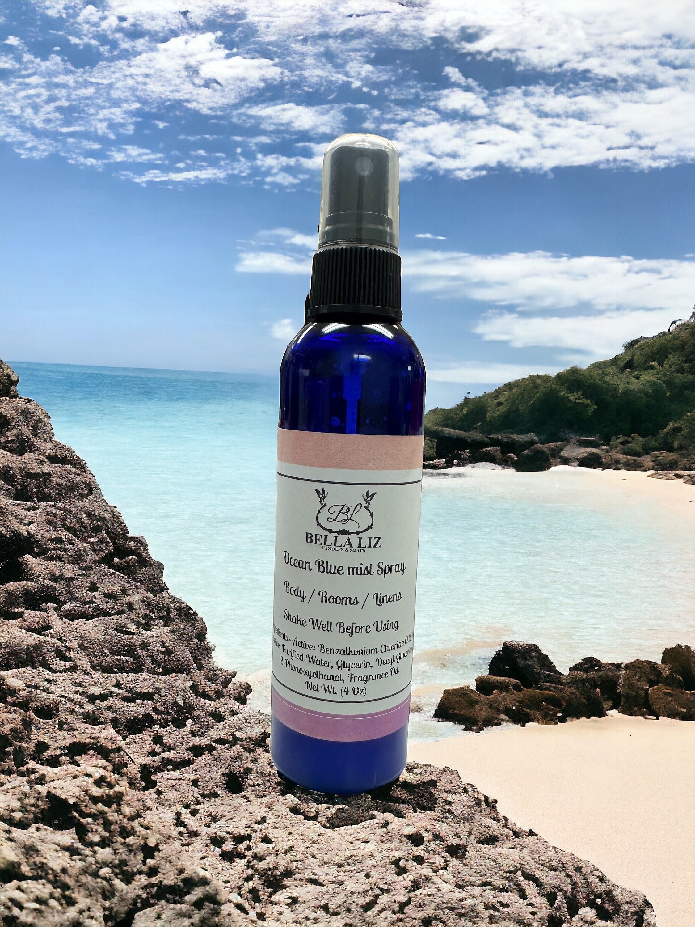 Body Spray 4oz, Scents-lavender, Urban Rosewood, Bella Love, Ocean Blue ...