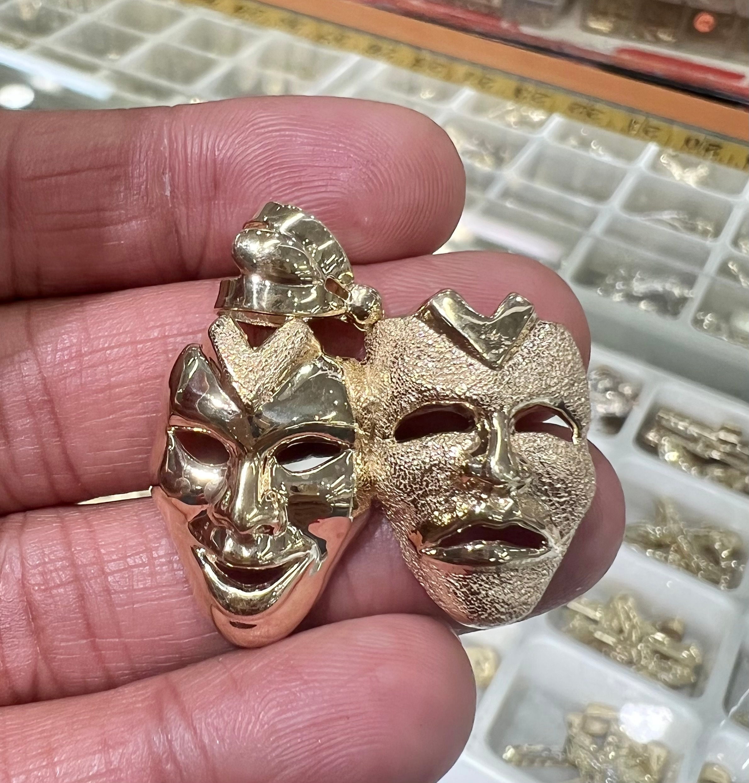 Gold Acting Masks