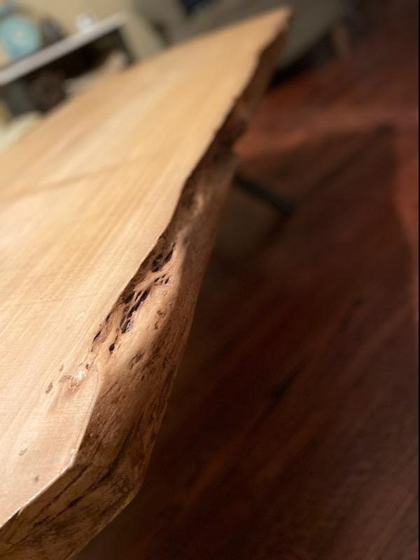 Live Edge Elm Wood Coffee Table - Etsy