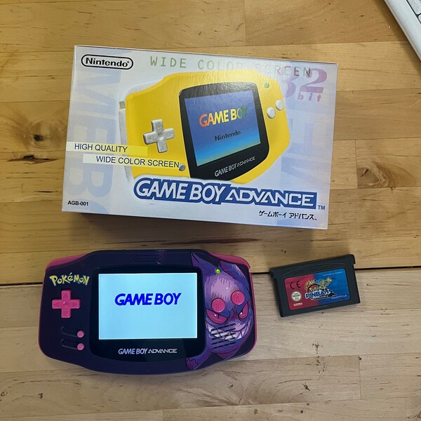 Gengar Gameboy Advance Shell - Etsy