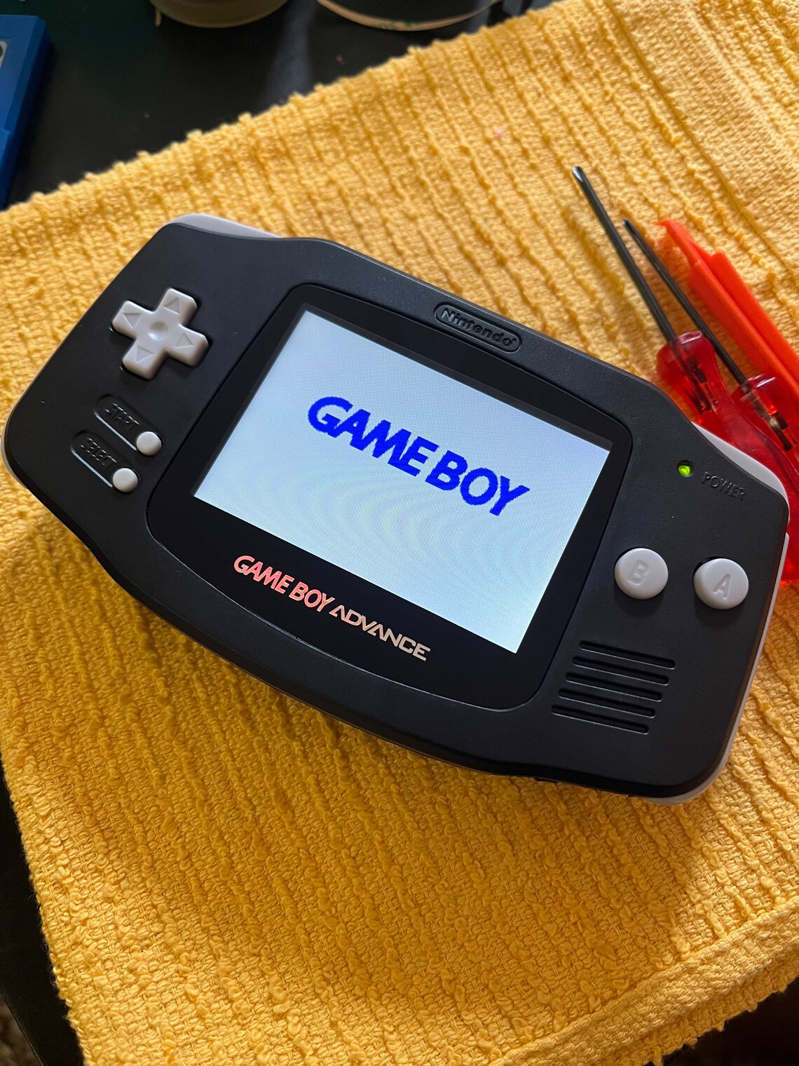 Backlit IPS V2 Black Gameboy Advance GBA Nintendo Cartridge - Etsy