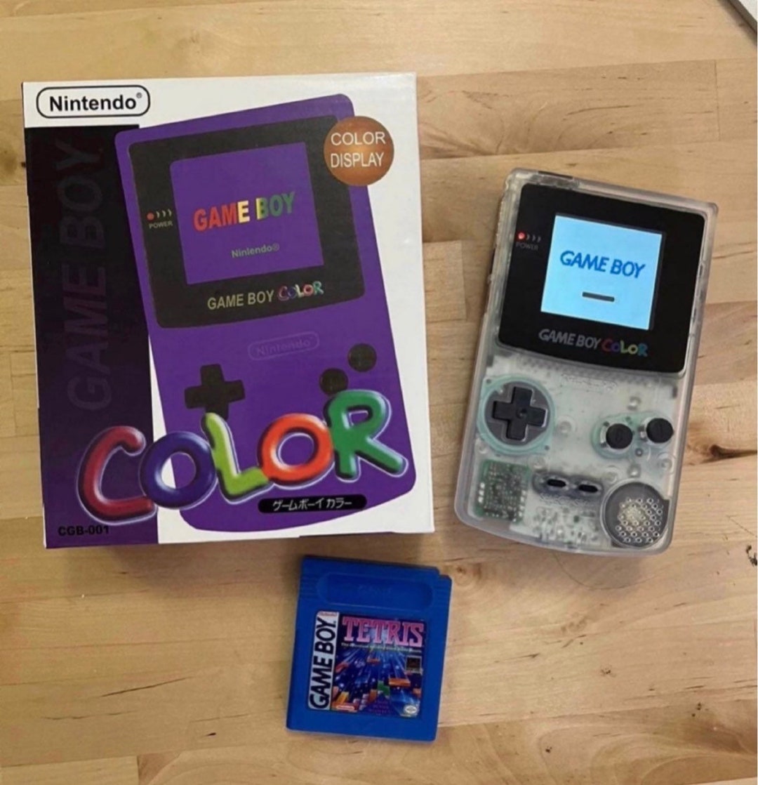 Backlit Clear Ice Nintendo Gameboy Color GBC Cartridge Japan - Etsy