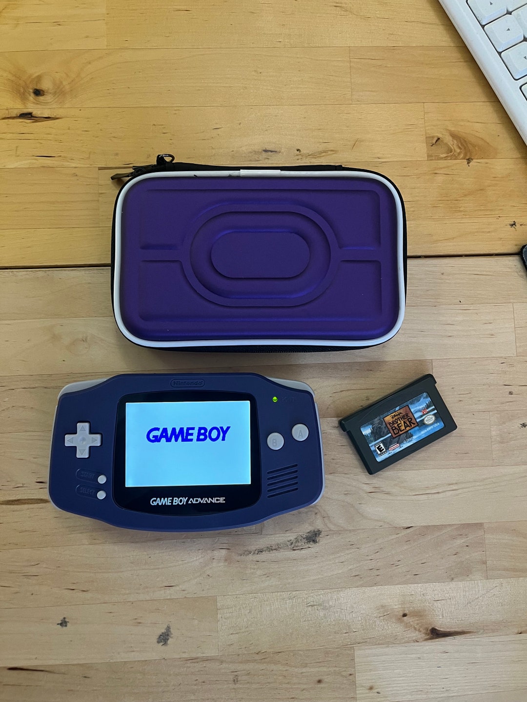 Purple Indigo Gameboy Advance Backlit IPS Screen GBA Nintendo - Etsy