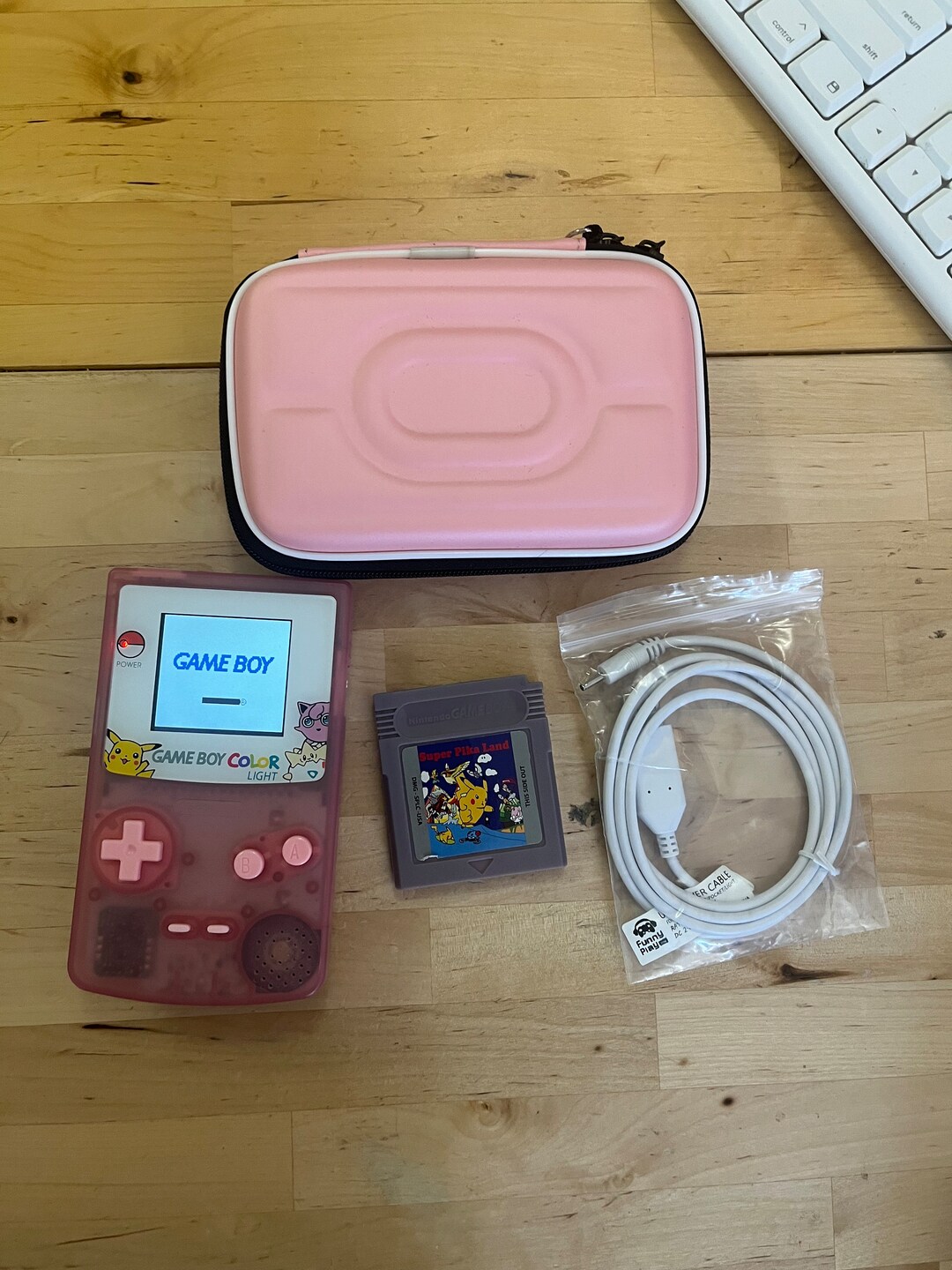 Pokémon Translucent Pink TFT Backlit Nintendo Gameboy Color - Etsy