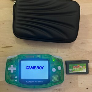 Backlit IPS Translucent Green Gameboy Advance Nintendo GBA NES - Etsy