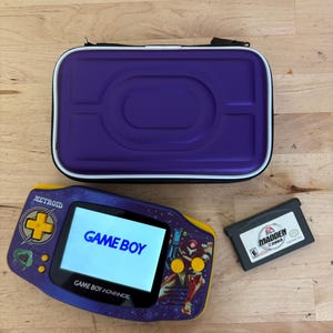 Metroid Gameboy Advance Backlit IPS Carry Pouch Samus Shell GBA ...