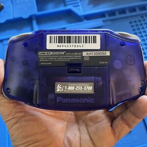Purple Translucent Gameboy Advance Backlit IPS Screen GBA Nintendo V2 ...