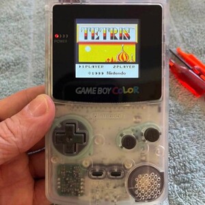 Backlit Clear Ice Nintendo Gameboy Color GBC Cartridge Japan - Etsy