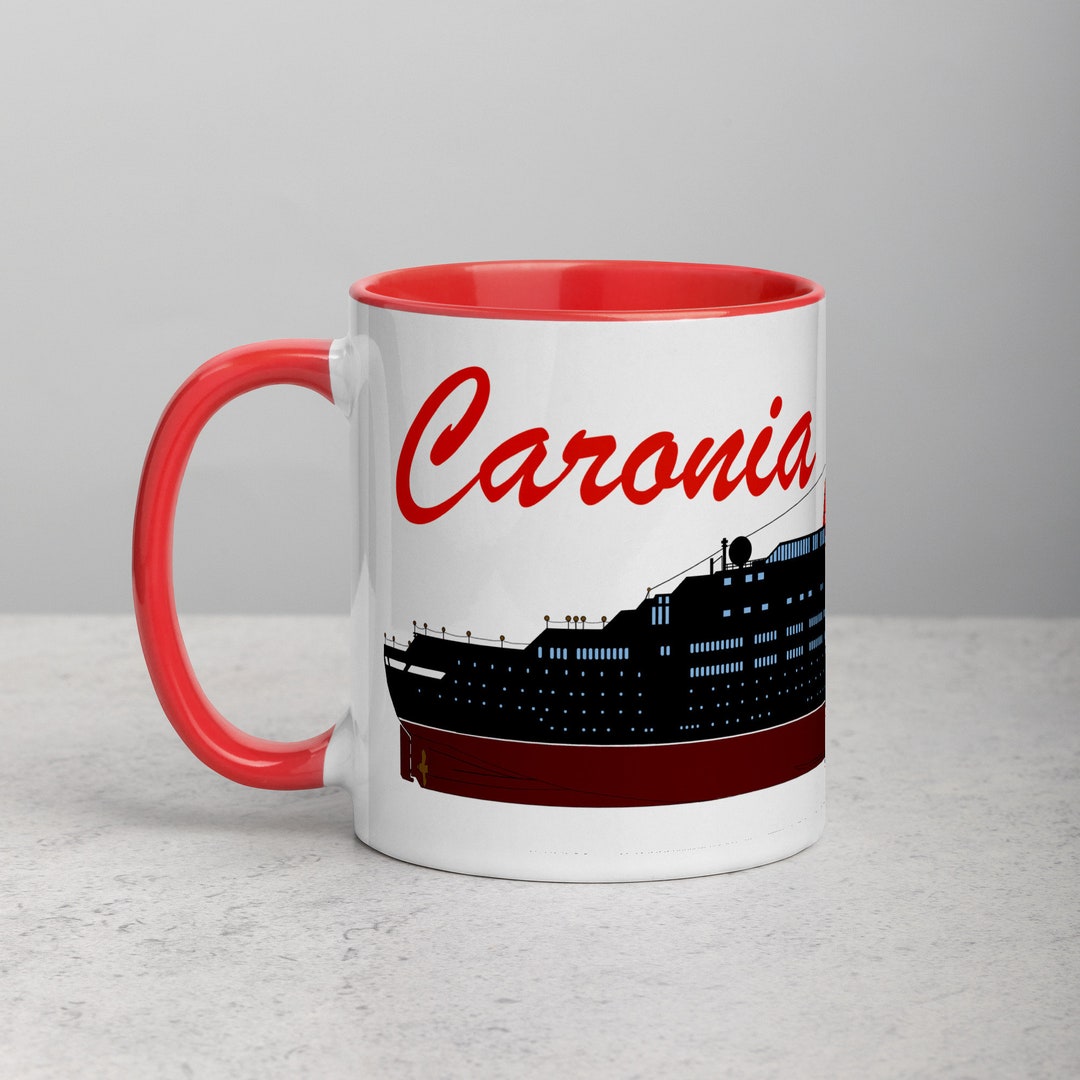 Caronia Silhouette Cruise Ship Mug - Etsy
