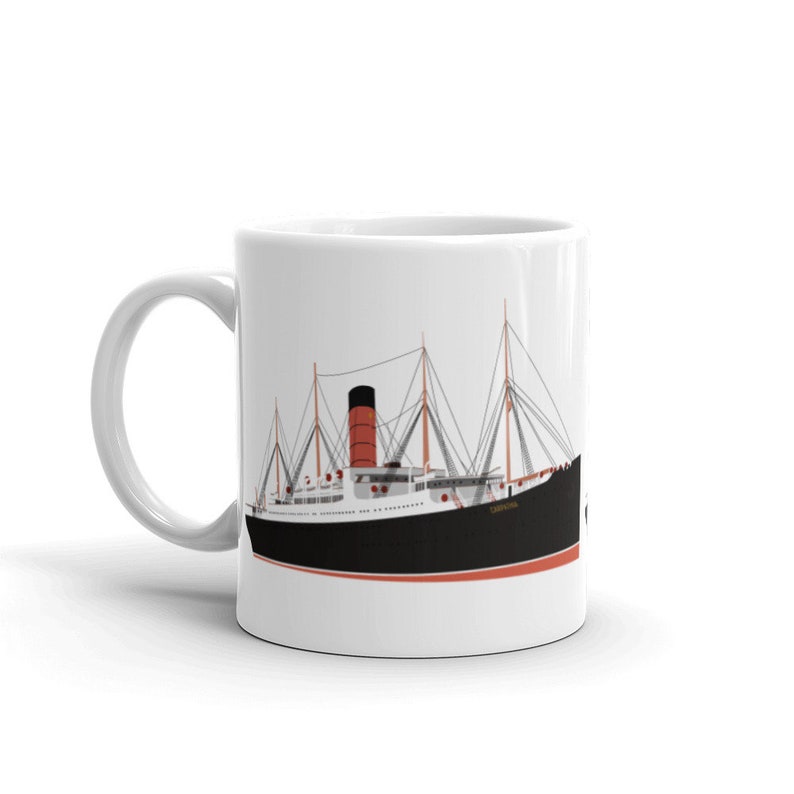 RMS Carpathia Ocean Liner Coffee Mug - Etsy