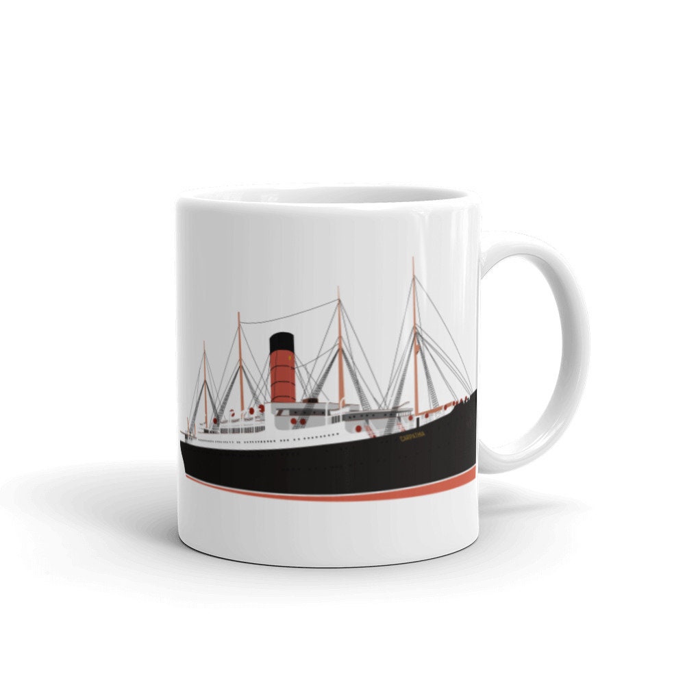 RMS Carpathia Ocean Liner Coffee Mug - Etsy