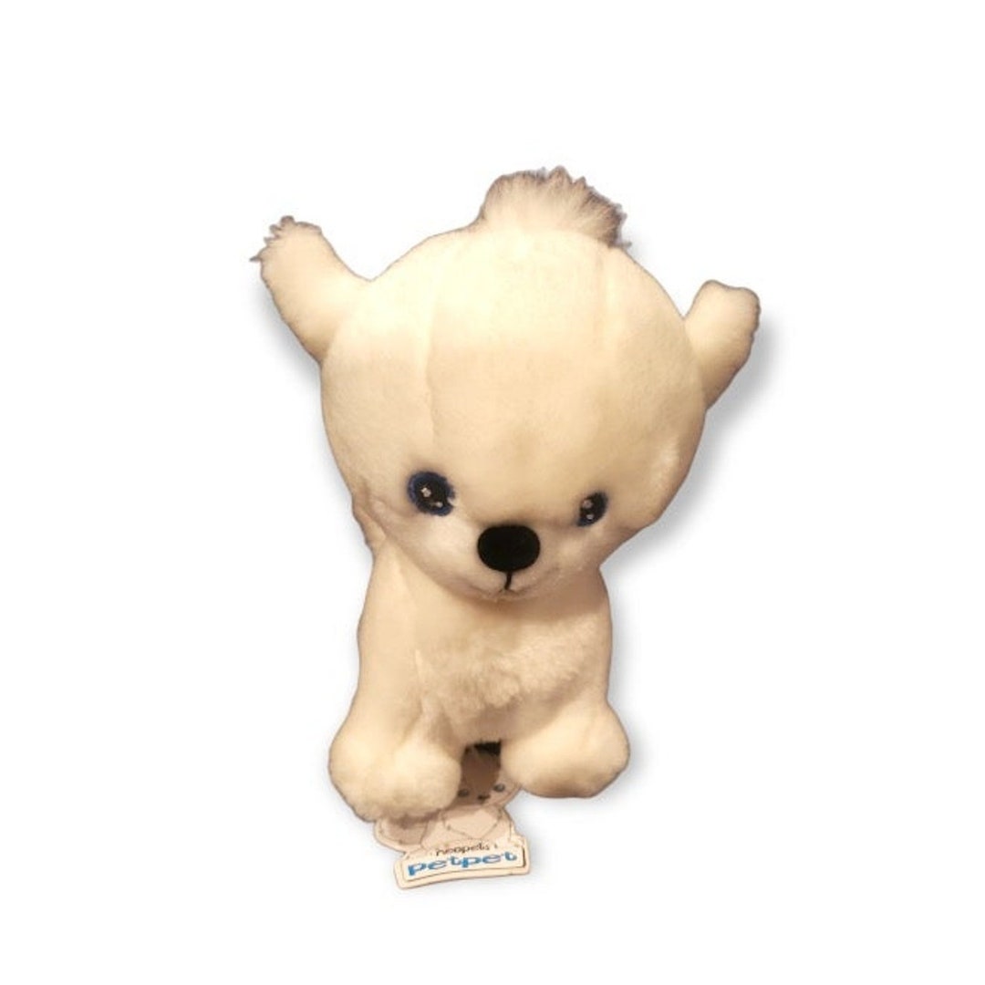 NWT Neopets White Doglefox Plushie Petpet Y2k Vintage Limited Too Plush ...