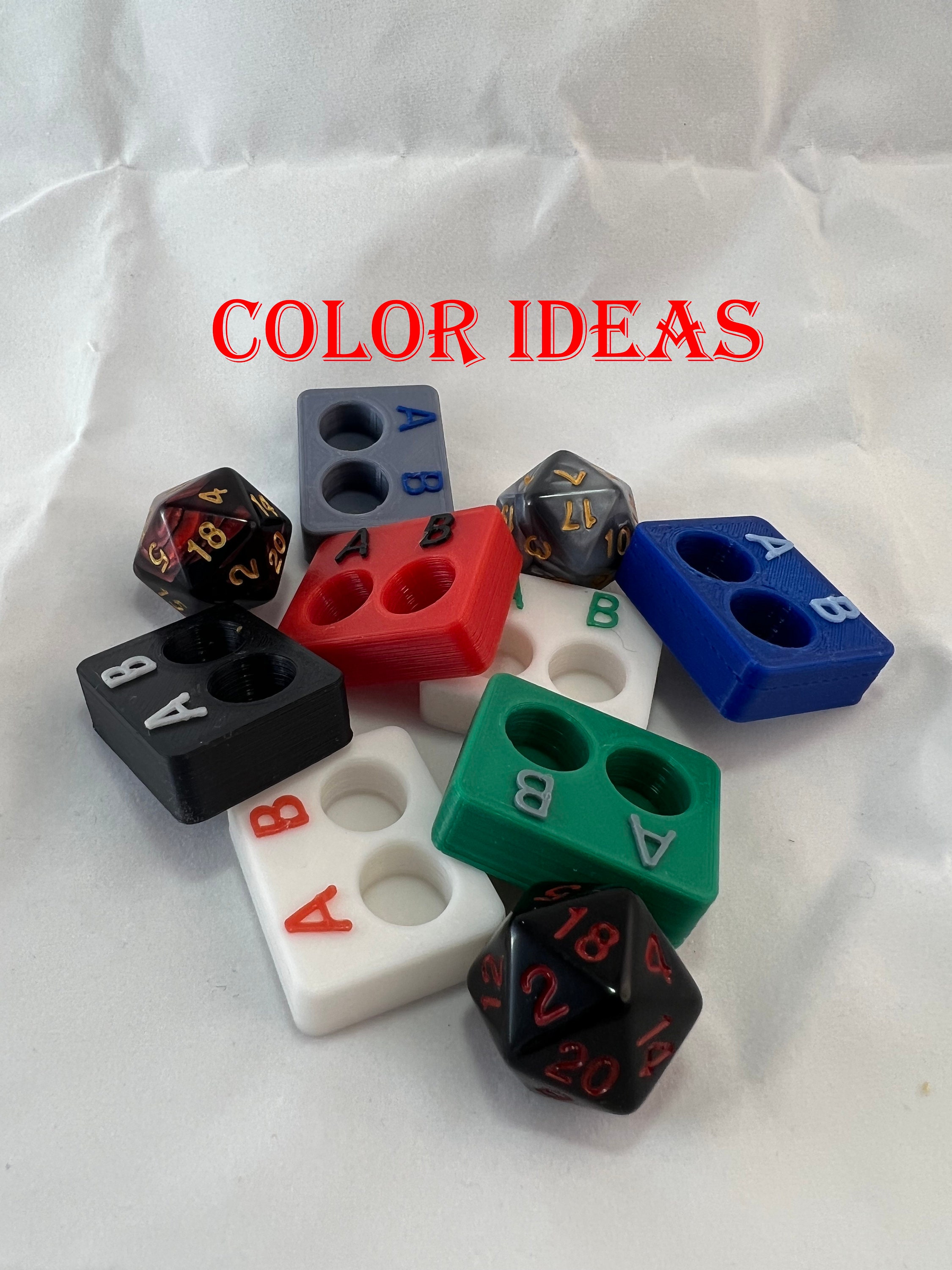 Single Digit Counter | Set of FOUR | Colorful Game Tracker | Easy ...