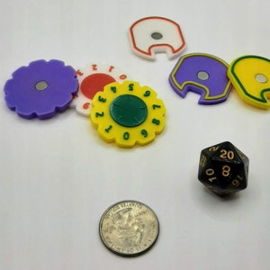 Single Digit Counter | Set of FOUR | Colorful Game Tracker | Easy ...