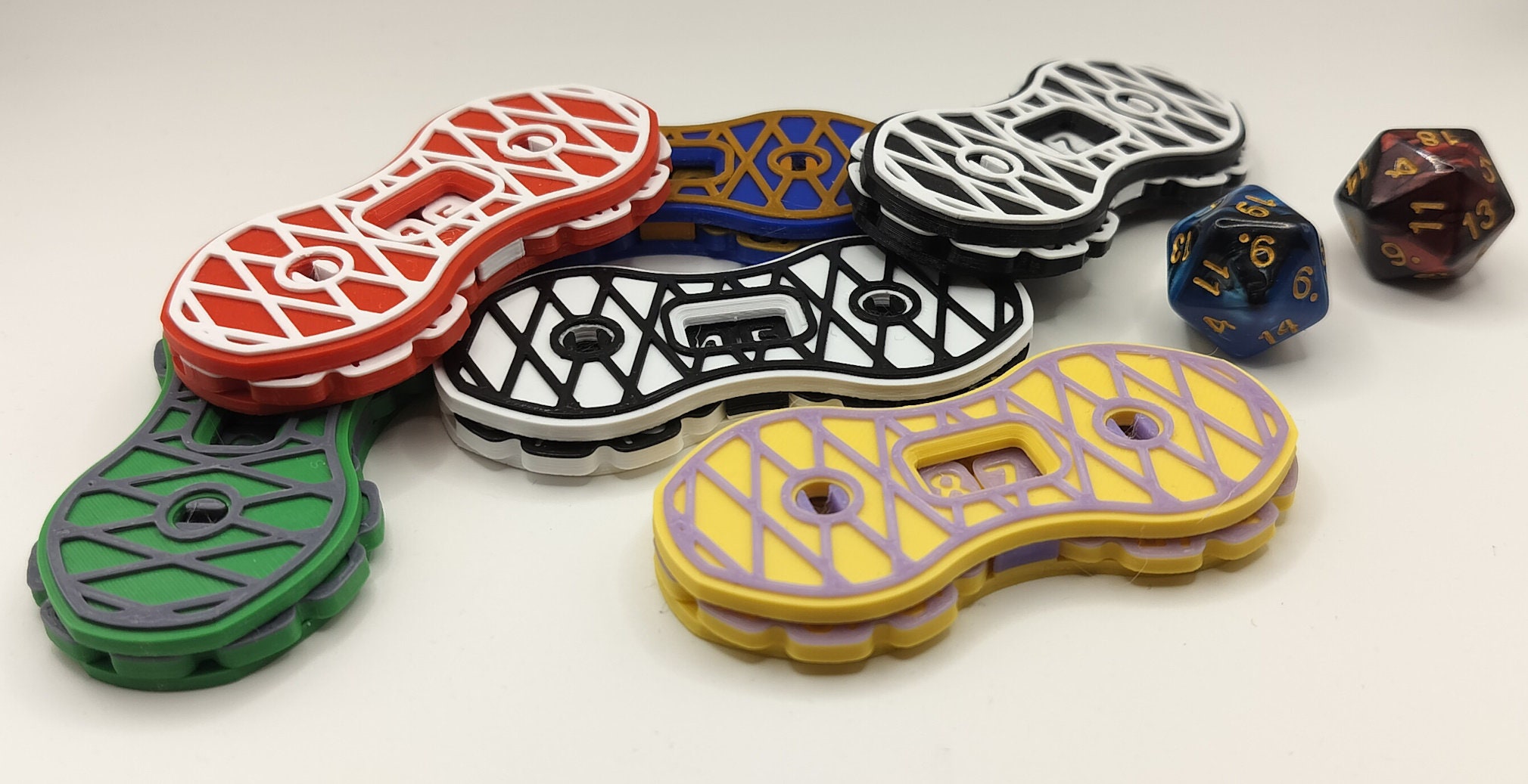 Double Digit Counter V2 Grid Top Set of TWO Colorful Game Life Tracker ...