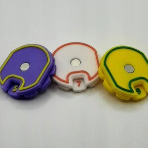 Single Digit Counter | Set of FOUR | Colorful Game Tracker | Easy ...