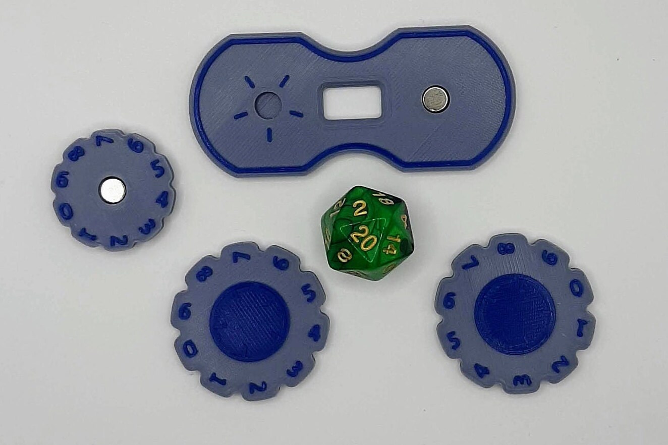 Triple Digit Counter | Set of TWO | Colorful Game Tracker | Easy Simple ...