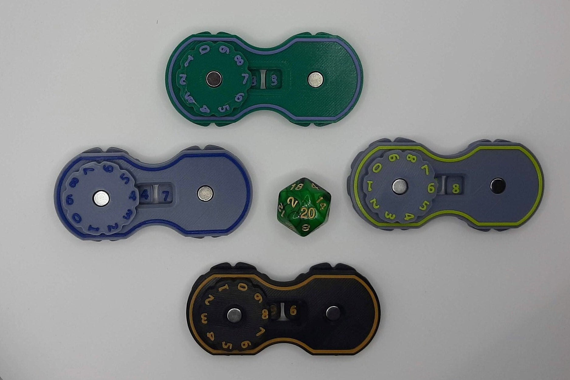 Triple Digit Counter | Set of TWO | Colorful Game Tracker | Easy Simple ...