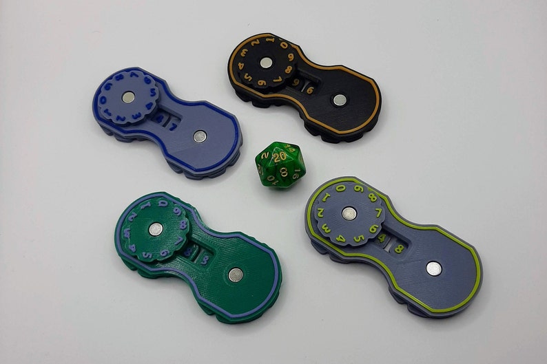 Triple Digit Counter | Set of TWO | Colorful Game Tracker | Easy Simple ...