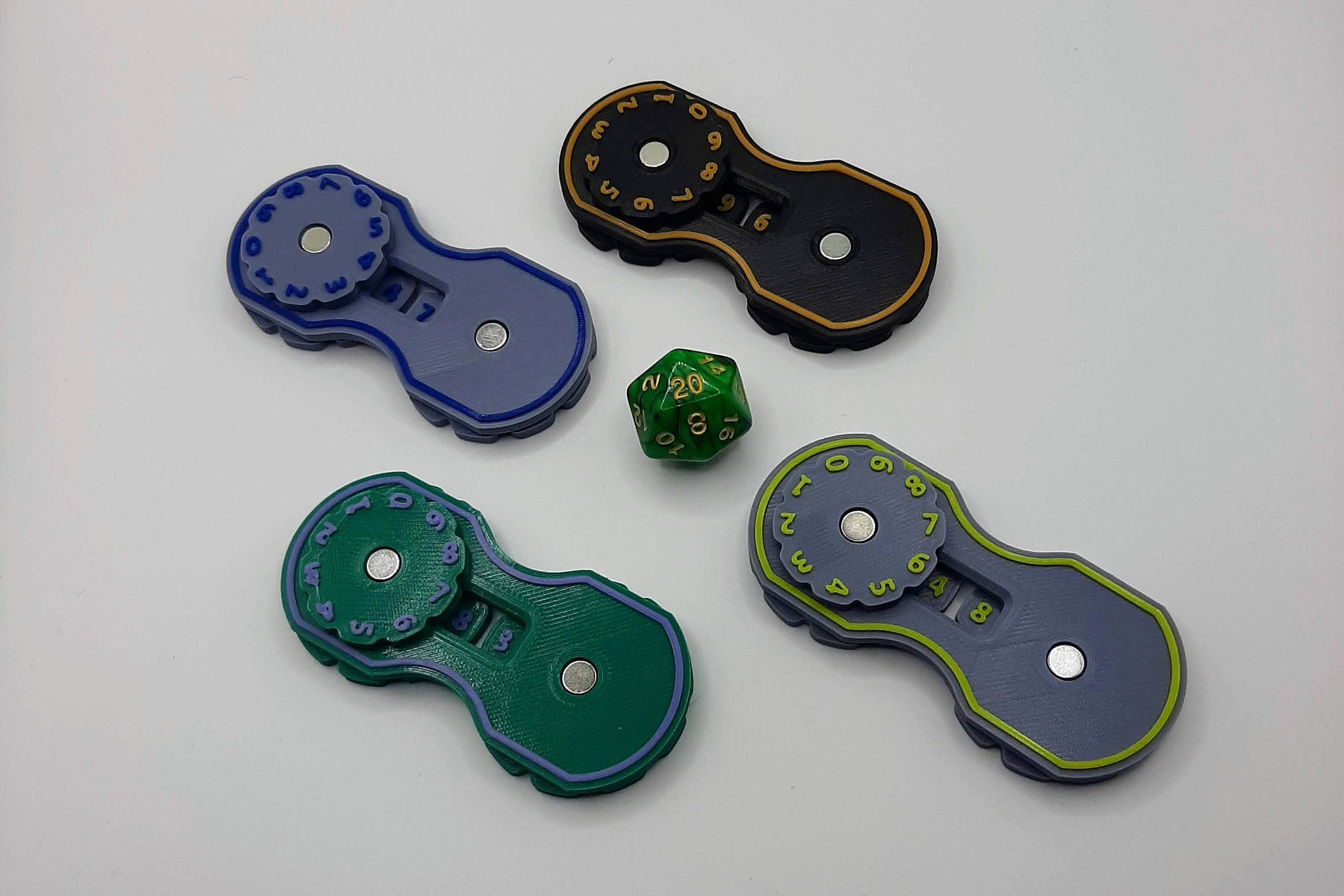 Triple Digit Counter | Set of TWO | Colorful Game Tracker | Easy Simple ...