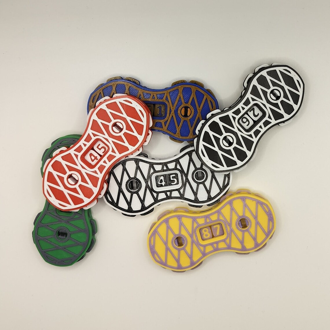 Double Digit Counter V2 Grid Top Set of TWO Colorful Game Life Tracker ...