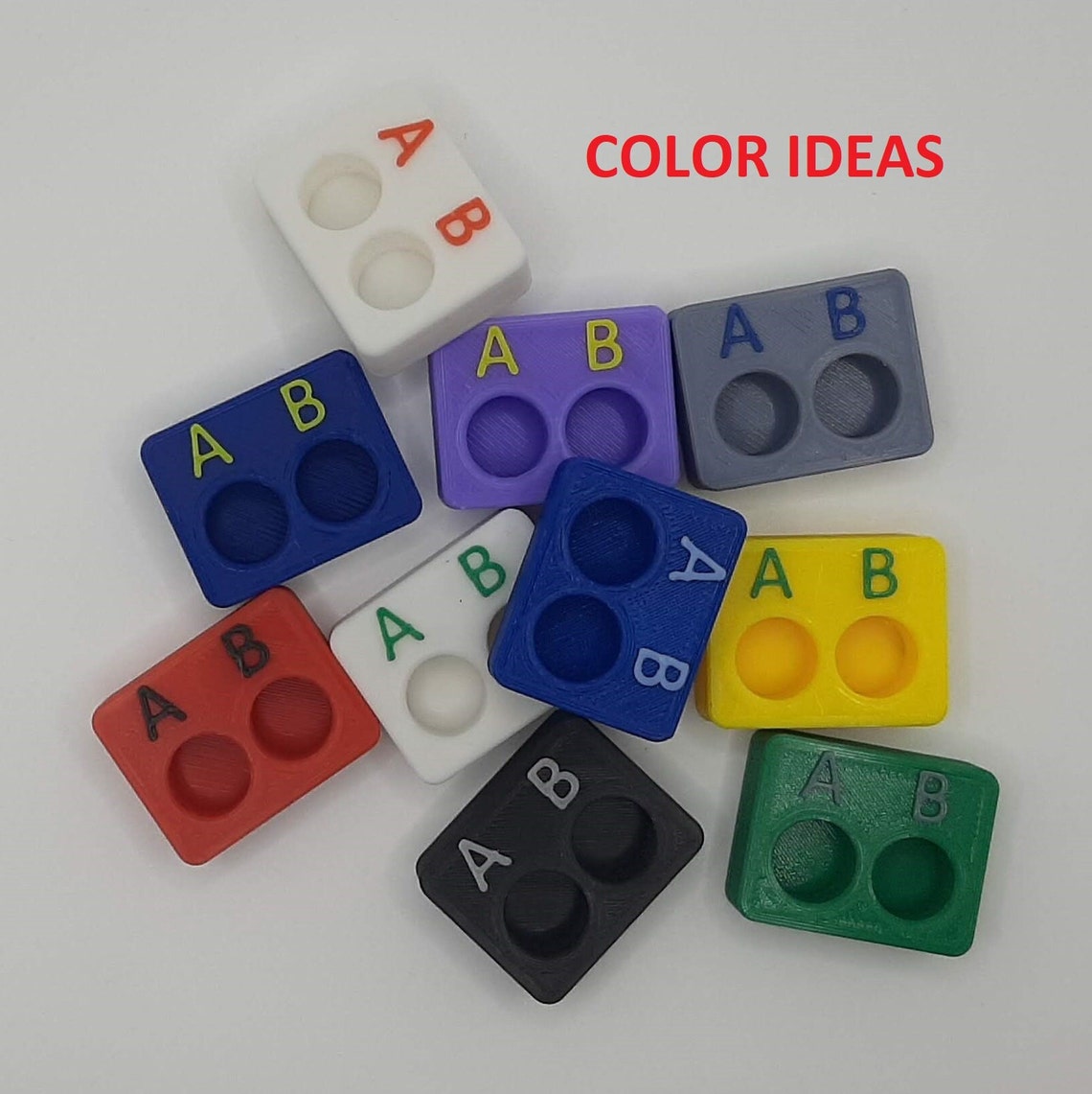 Double Digit Counter Wheel | Set of TWO | Colorful Game Life Tracker 00 ...