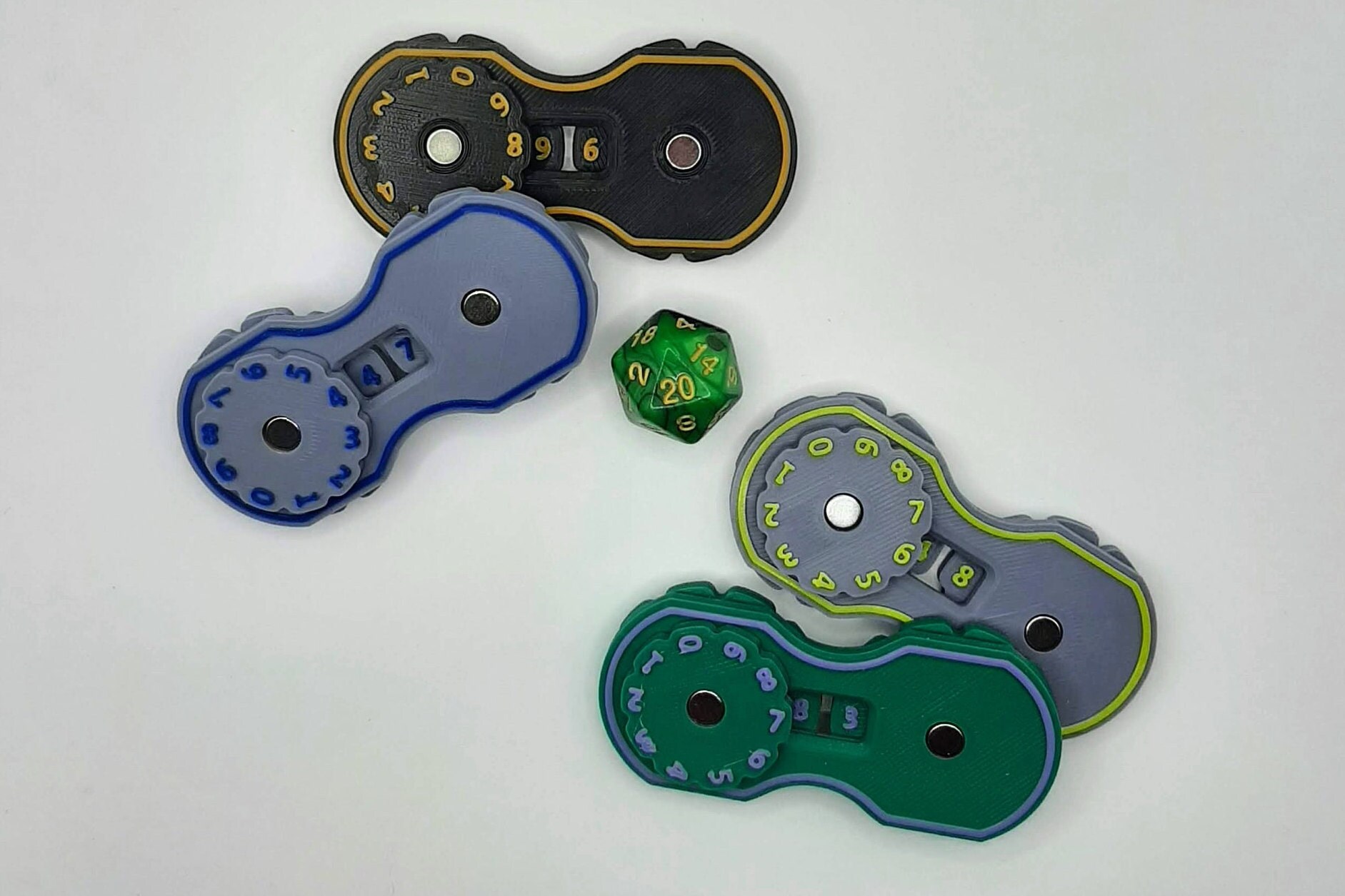 Triple Digit Counter | Set of TWO | Colorful Game Tracker | Easy Simple ...