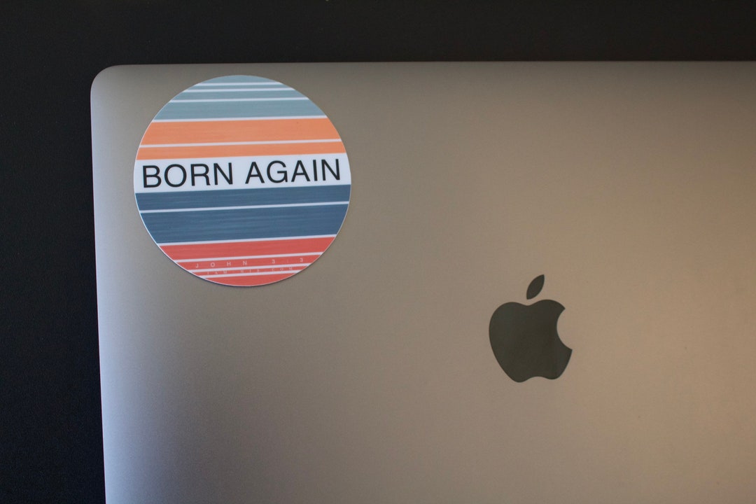 Born Again Sticker - Etsy