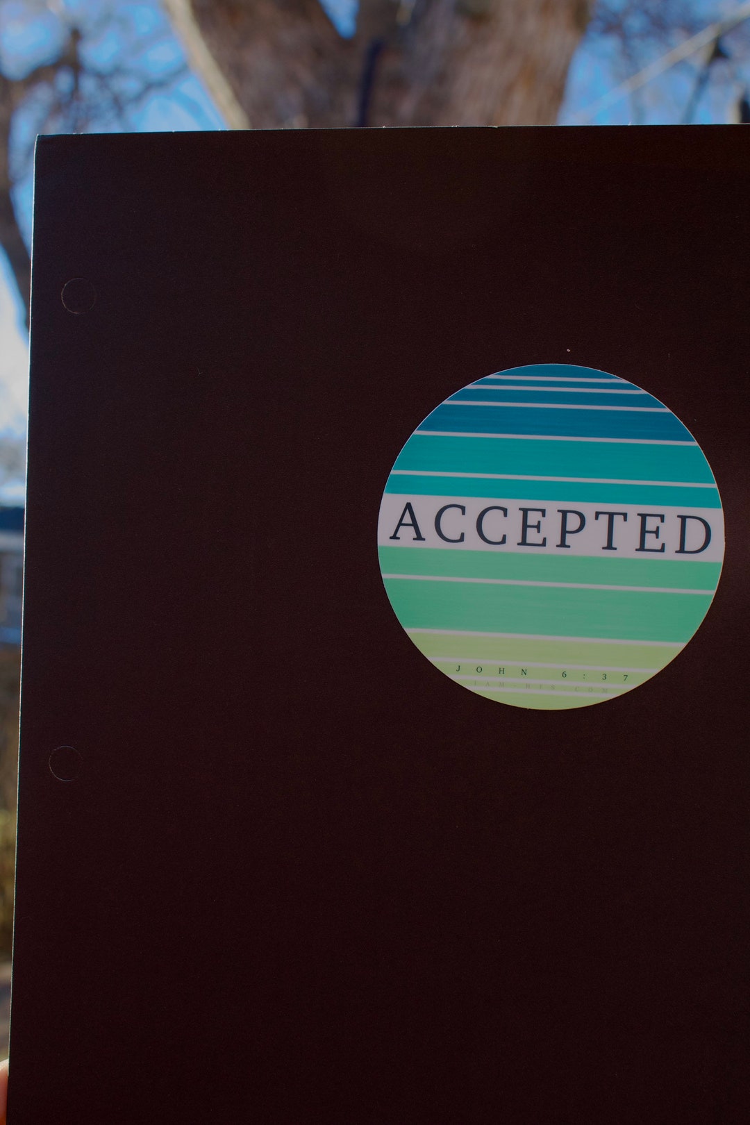 Accepted Sticker - Etsy