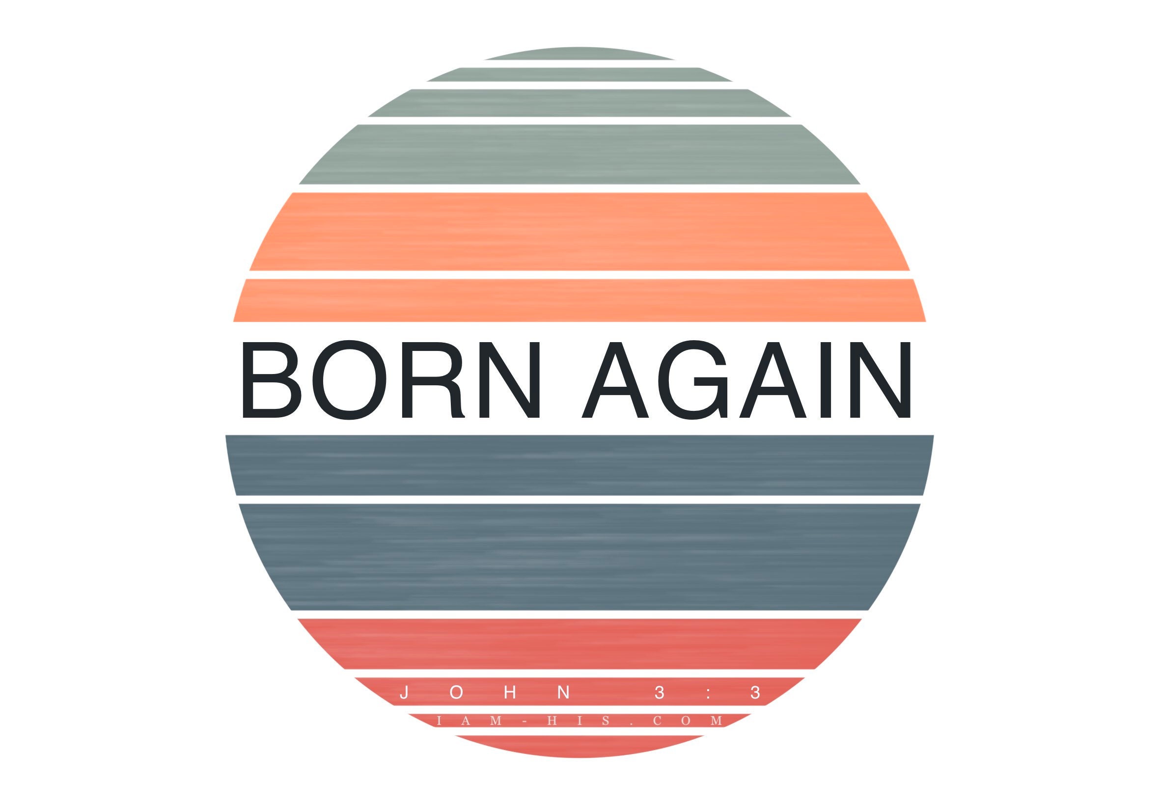 Born Again Sticker - Etsy