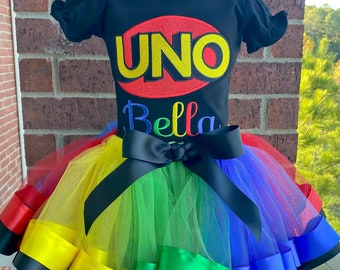 Uno Birthday Outfit | Etsy