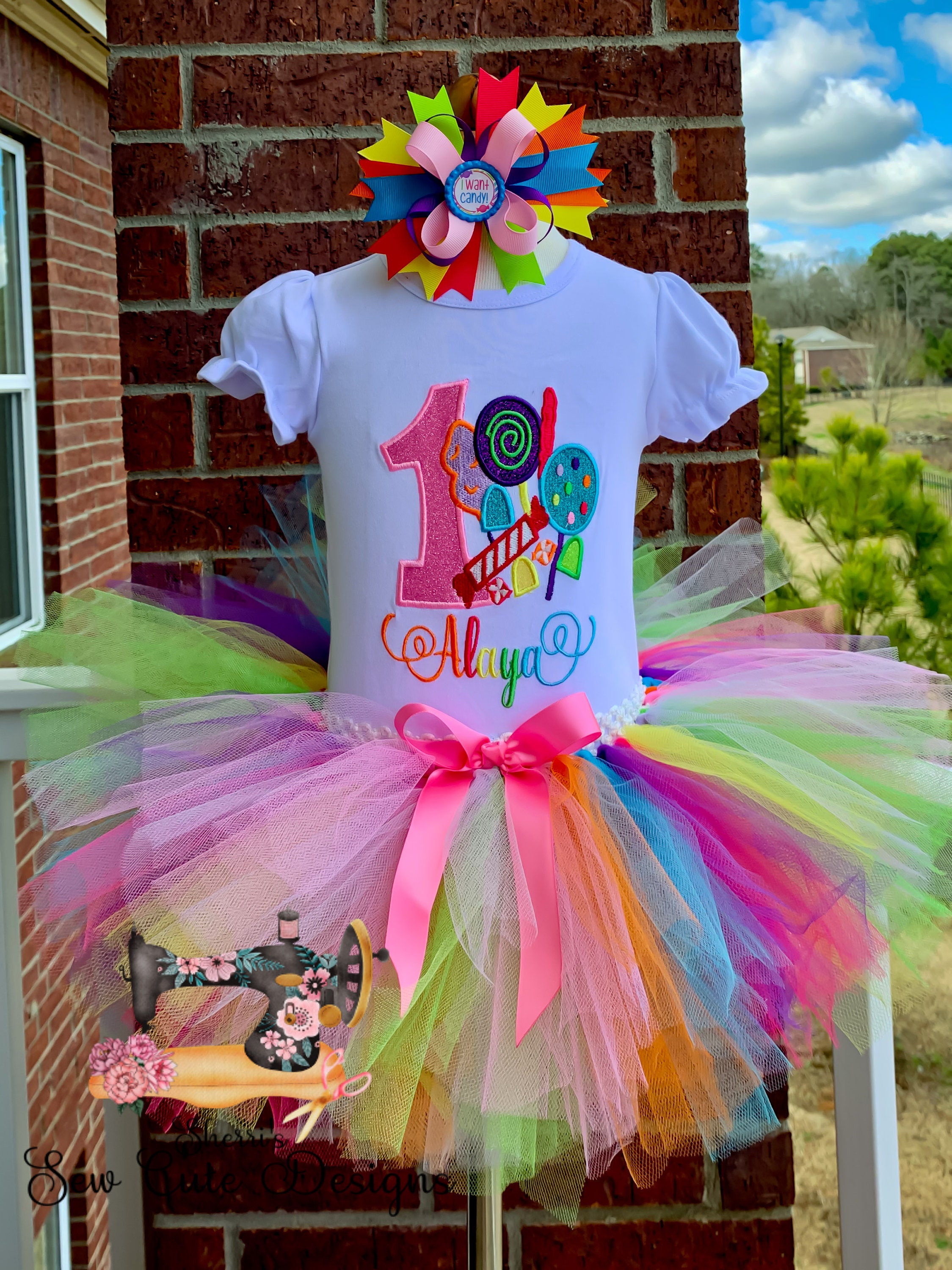 Candyland Theme Party Dress Candy Land Dress Etsy.de