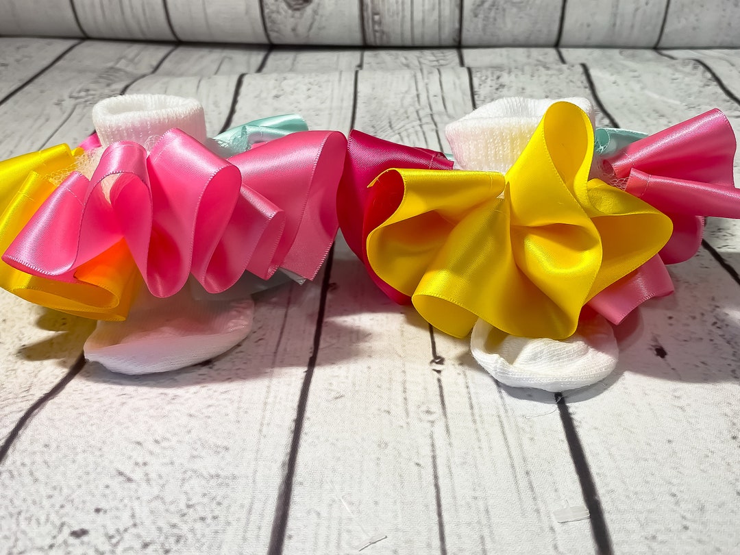 Tutu Socks, Ribbon Socks, Sockless Tutu Sock, Detachable Socks ...