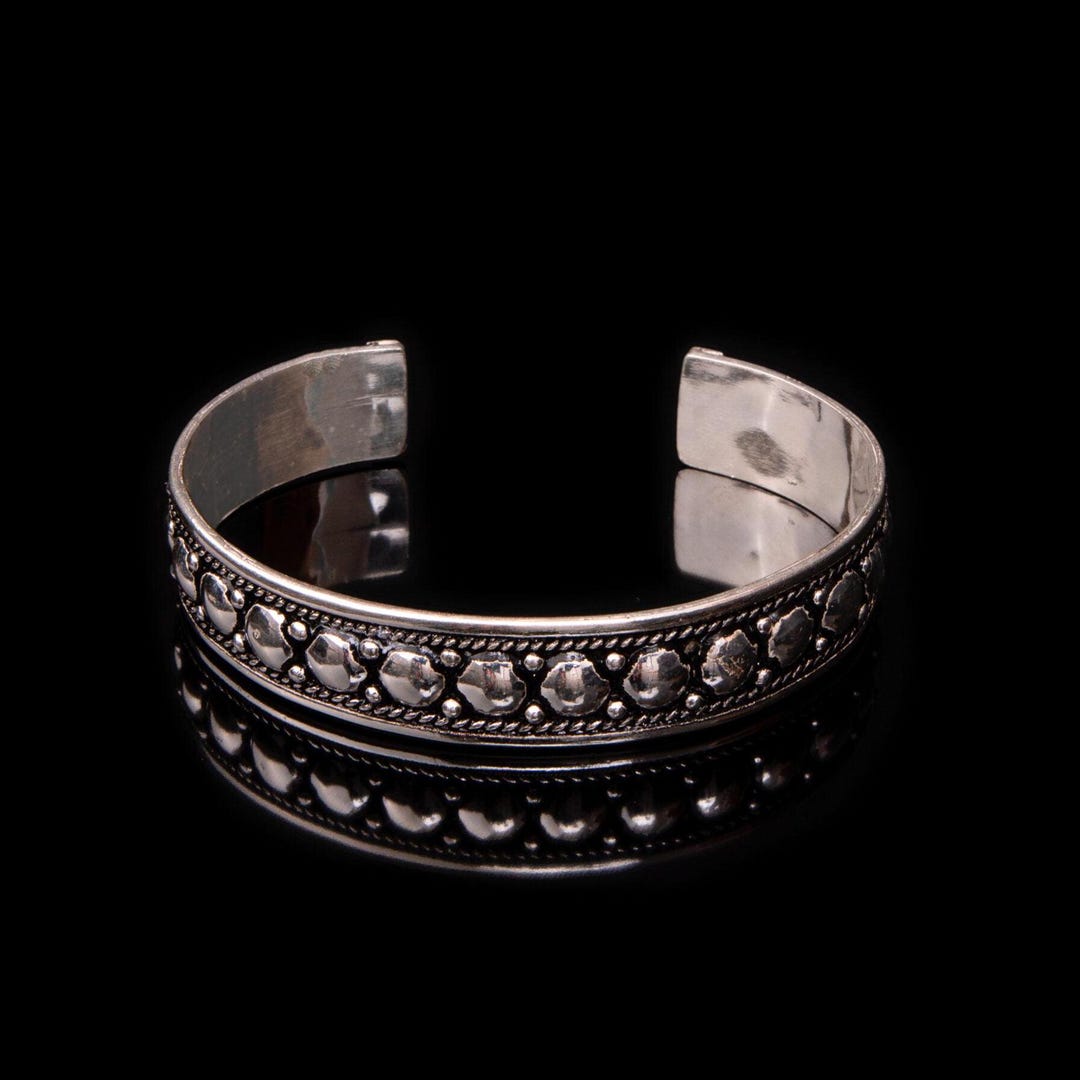 Vintage Handmade Moroccan Berber Silver Cuff Bracelet,moroccan Jewelry ...