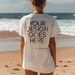 Female Model Back View Mockup Wearing Short Sleeve White T Shirt ...
