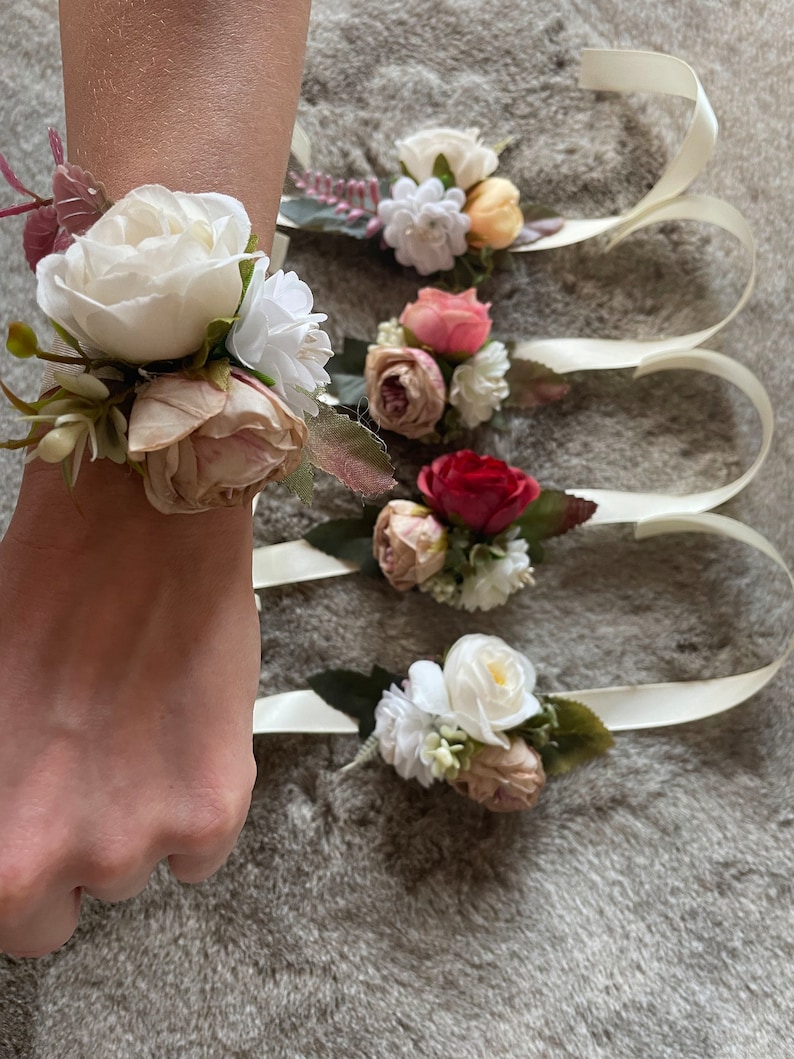 Bridal/bridesmaid's Corsage | Wedding Flower Wrist Corsage | Wedding ...