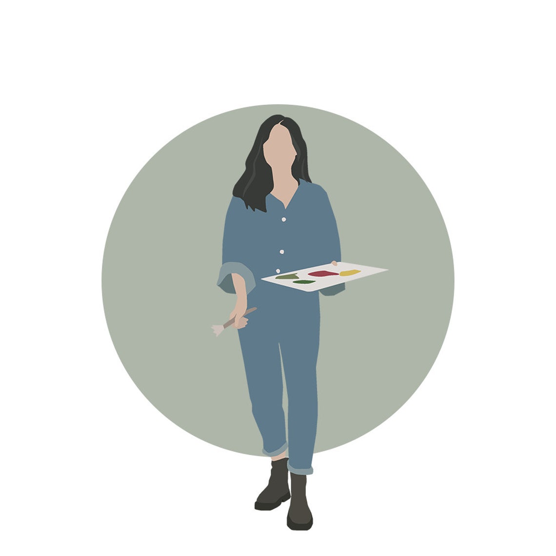 Flat Vector People Illustration - Pack Art - Etsy