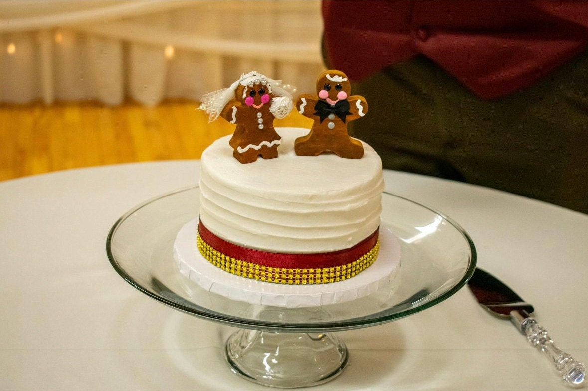 Gingerbread Wedding Cake Topper - Etsy